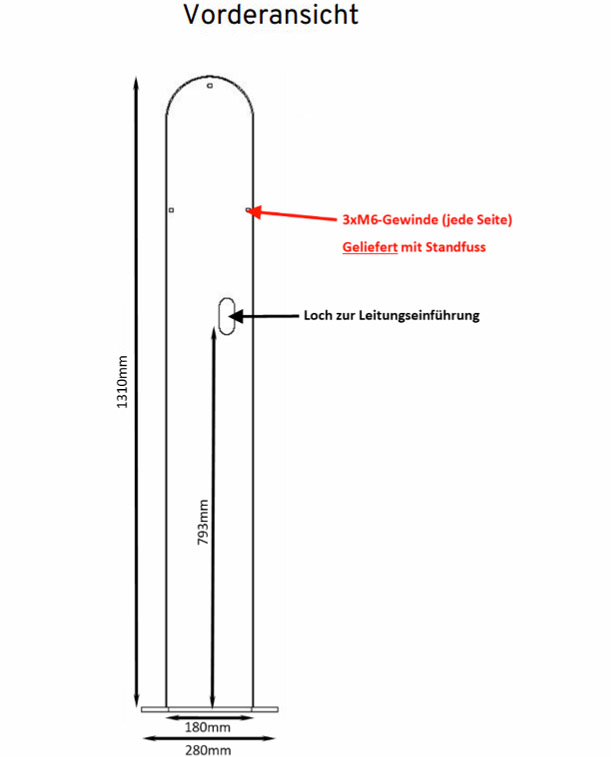 myenergi Zappi pedestal Standfuß für 1-2 zappi - Atelmo GmbH - Ihr ...